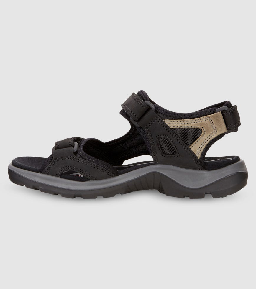 ECCO OFFROAD WOMENS SANDAL BLACK MOLE BLACK O.NUB O.NUB TEX | The ...