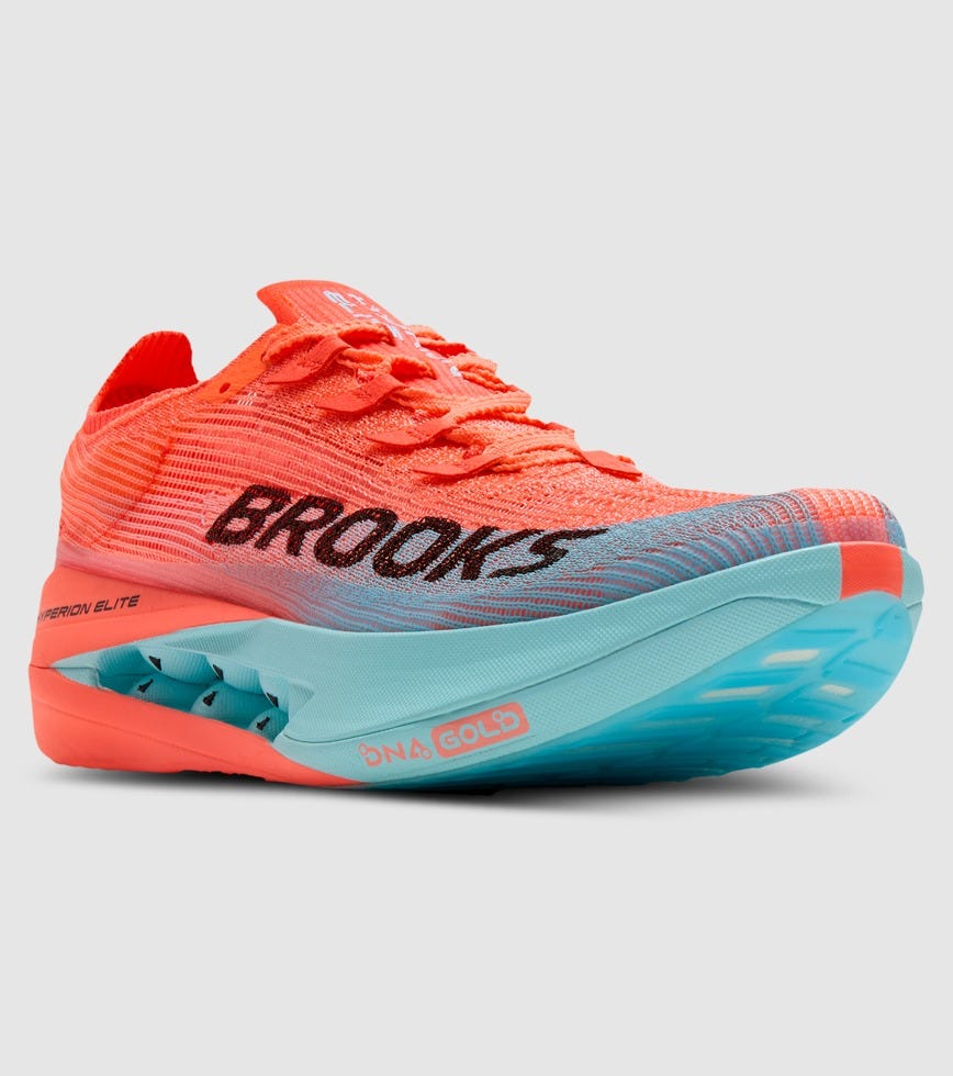 BROOKS HYPERION ELITE 5 UNISEX PINK CLAY ATOMIZER BLUE | The Athlete's Foot