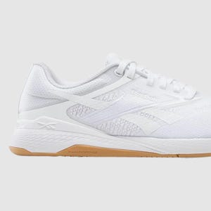 REEBOK NANO X5 WOMENS FTW WHITE BARELY GREY REEBOK GUM | The Athlete's Foot