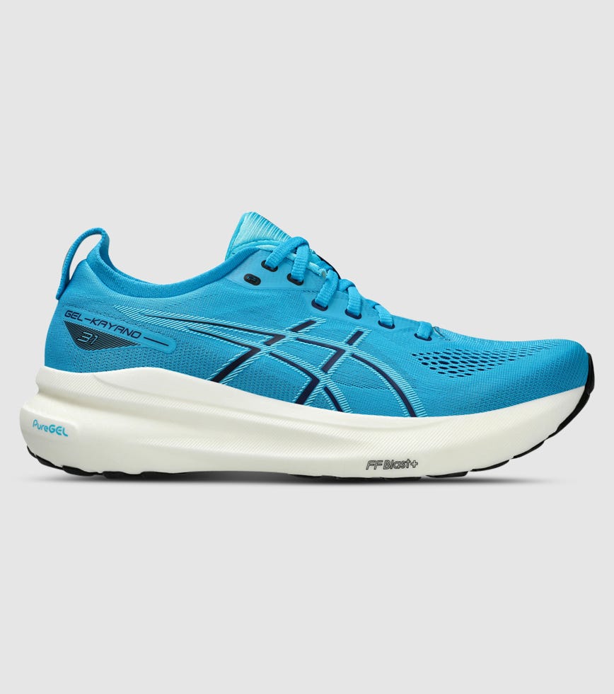 ASICS GEL-KAYANO 31 MENS DIGITAL AQUA BRIGHT CYAN | The Athlete's Foot