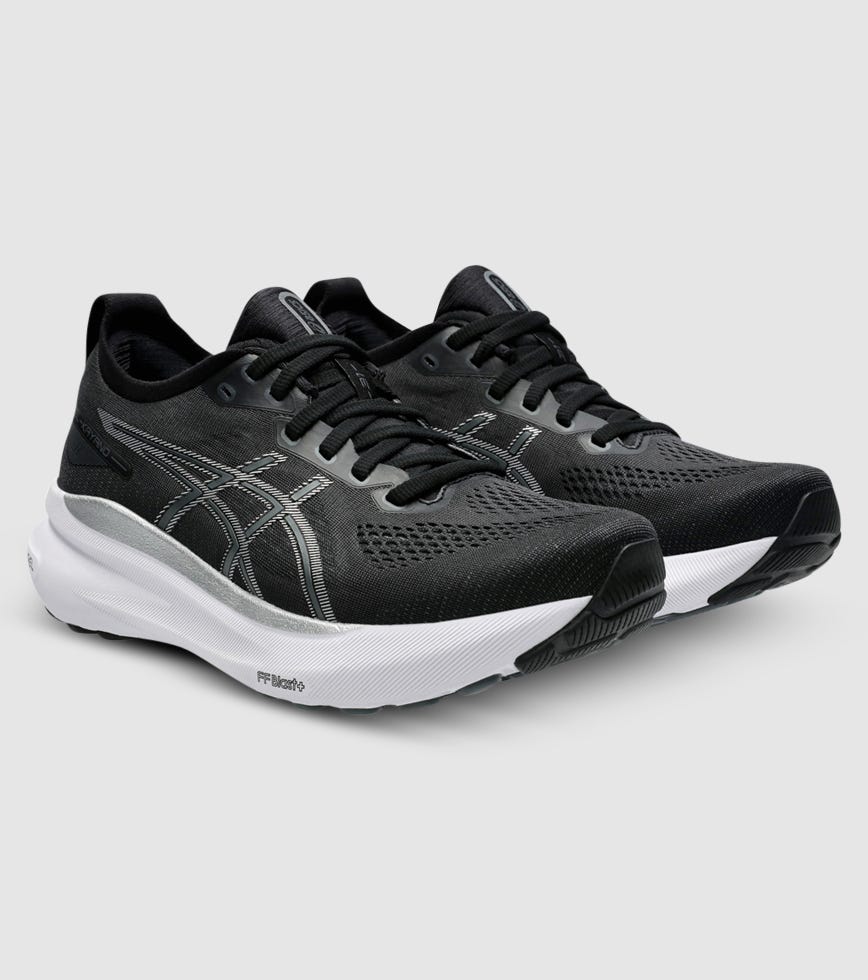 ASICS GEL-KAYANO 31 (2A NARROW) WOMENS BLACK PURE SILVER | The Athlete ...