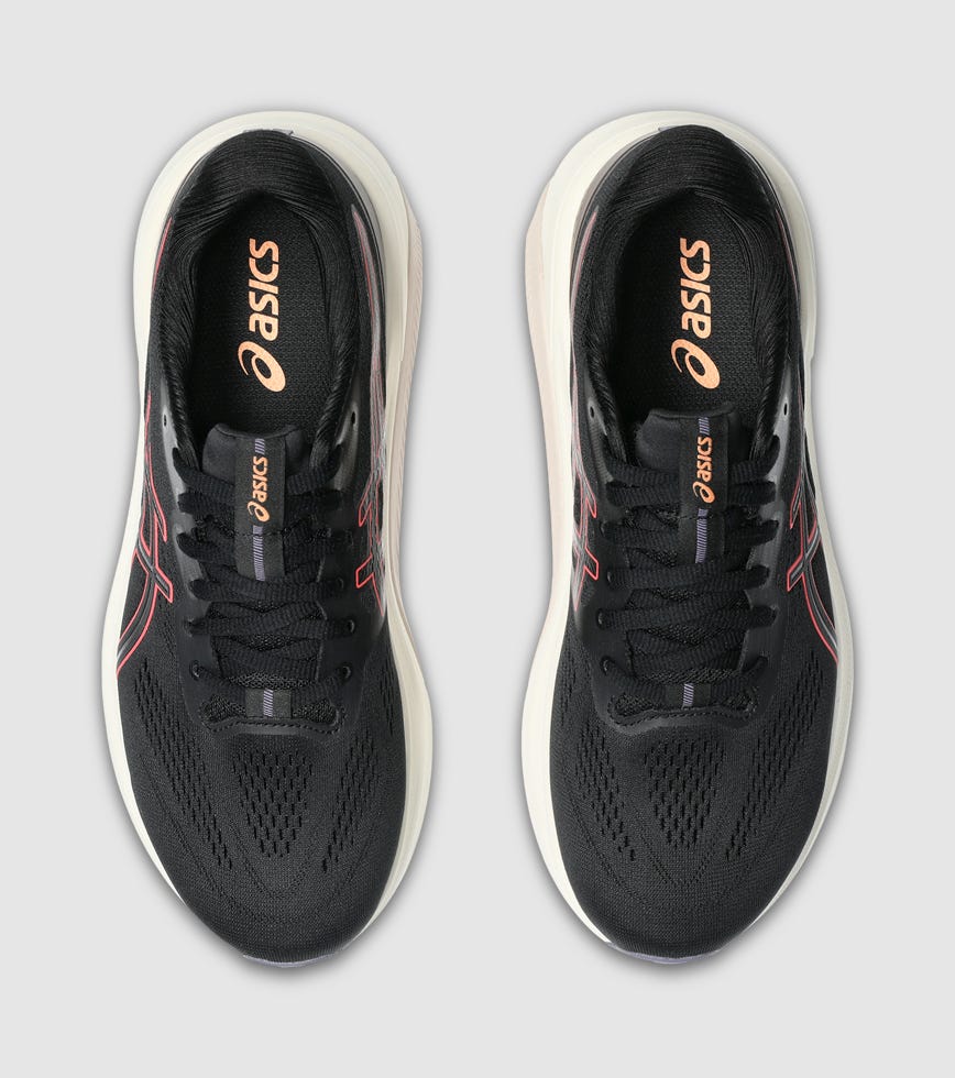 ASICS GT-4000 4 (D WIDE) WOMENS BLACK CORAL REEF | The Athlete's Foot