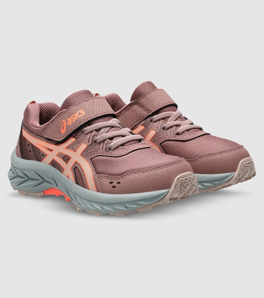 ASICS PRE-VENTURE 9 (PS) KIDS RUBBLE RED FAWN | The Athlete's Foot