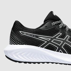 ASICS GEL EXCITE 10 (GS) KIDS BLACK WHITE | The Athlete's Foot