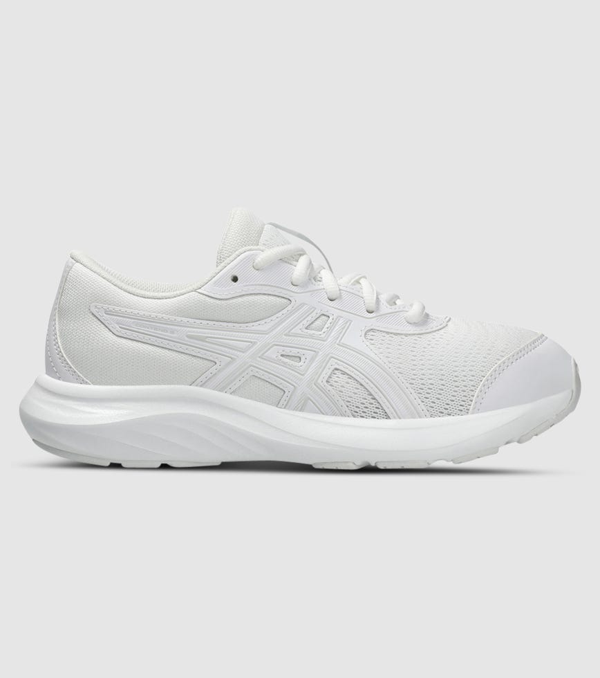 ASICS CONTEND 9 (GS) KIDS WHITE GLACIER GREY | The Athlete's Foot