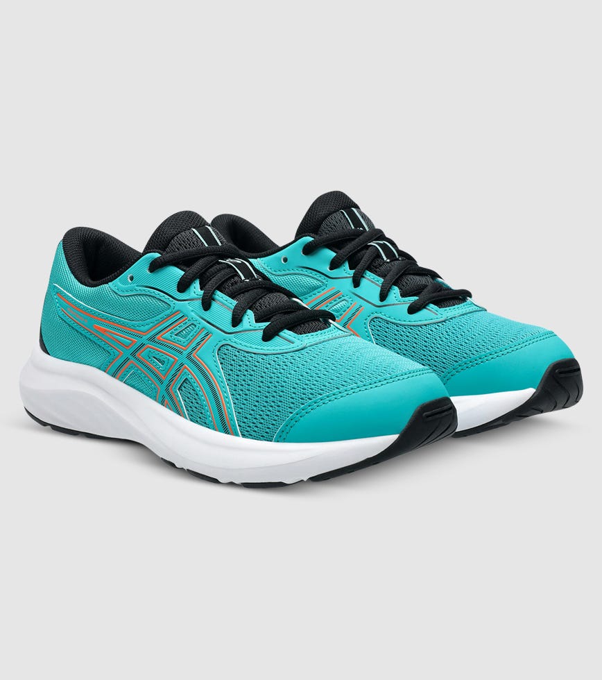 ASICS CONTEND 9 (GS) KIDS WAVE TEAL BLACK | The Athlete's Foot