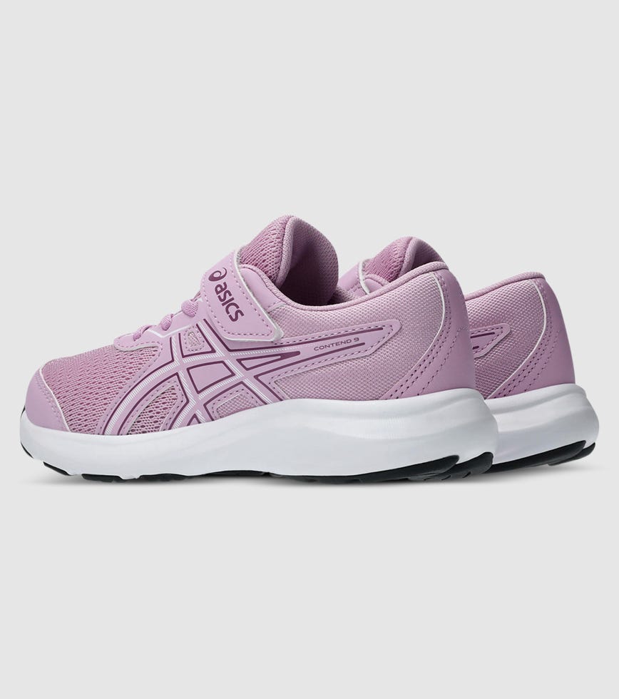 ASICS CONTEND 9 (PS) KIDS LIGHT UBE WHITE | The Athlete's Foot