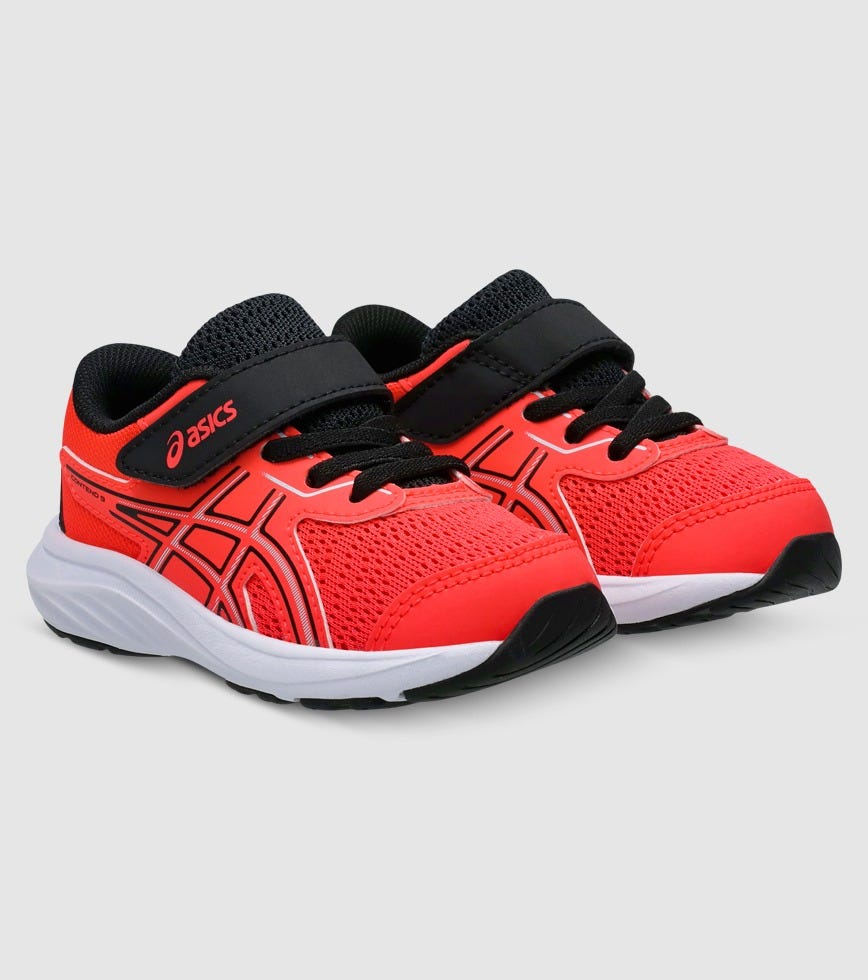 ASICS CONTEND 9 (TS) KIDS FLASH RED BLUE FADE | The Athlete's Foot