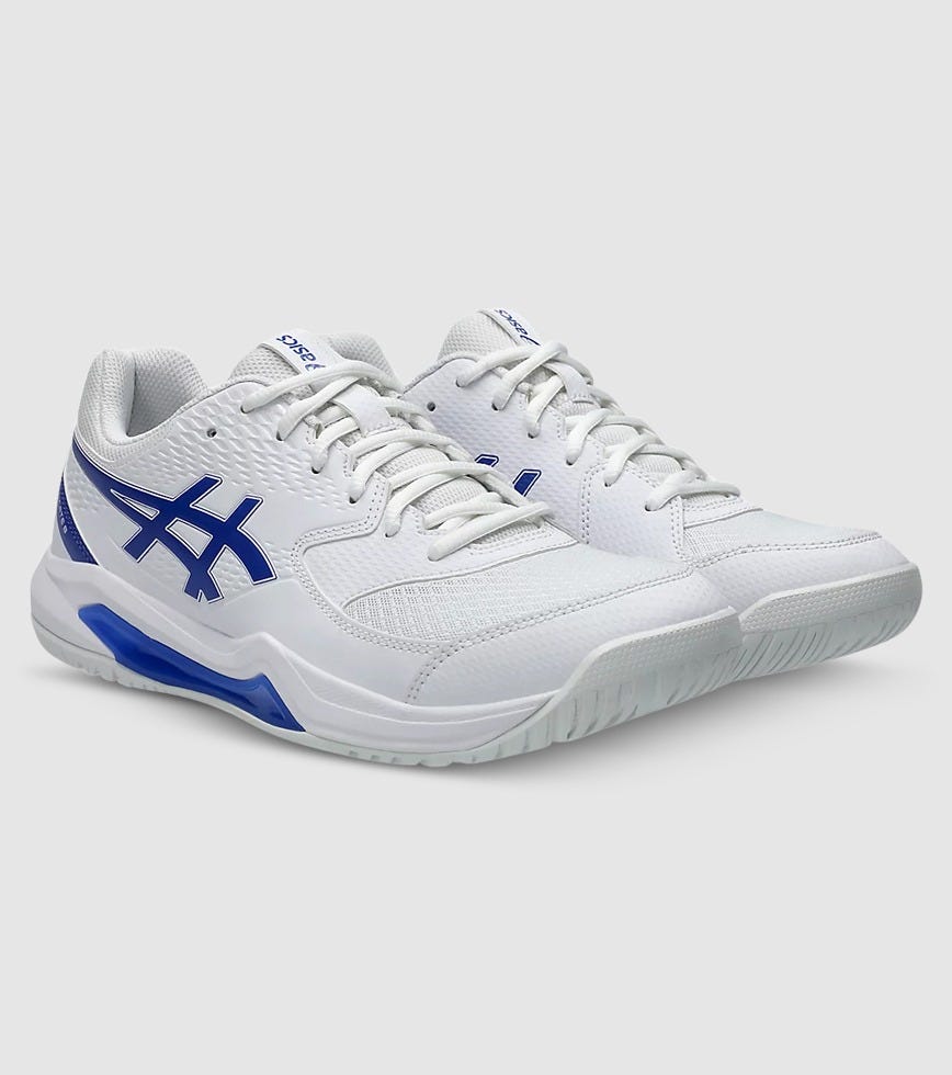 ASICS GEL-DEDICATE 8 (HARDCOURT) MENS WHITE DARK COBALT | The Athlete's ...