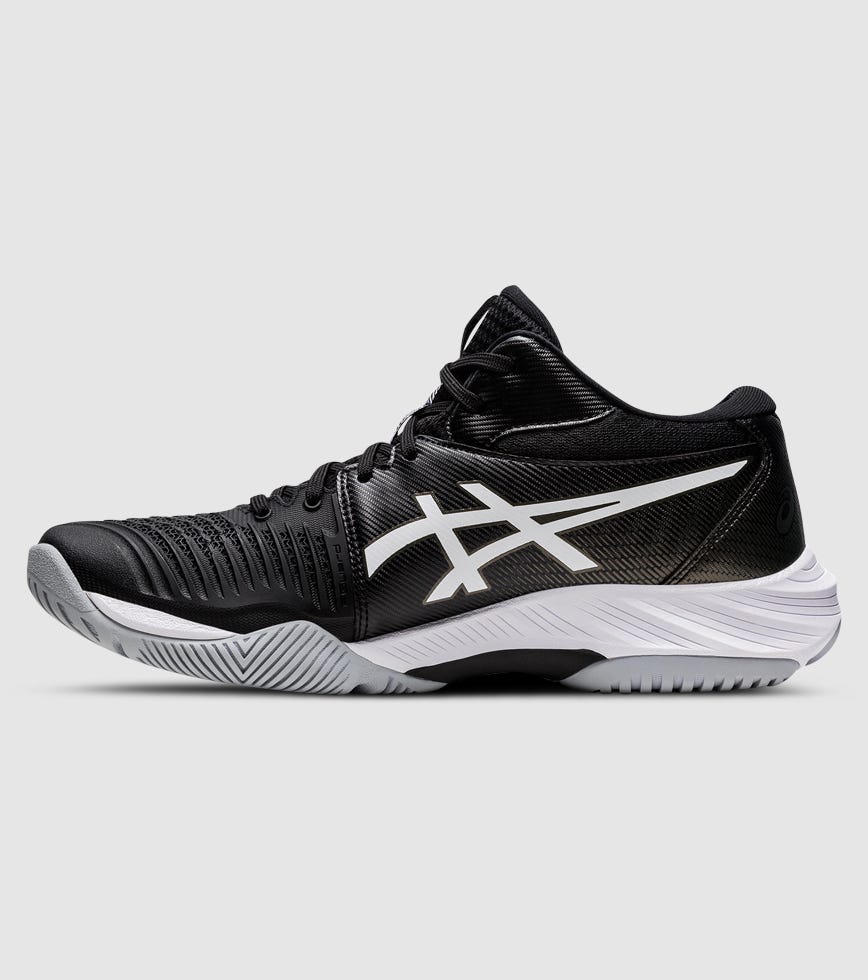 ASICS NETBURNER BALLISTIC FF MT 3 MENS BLACK WHITE | The Athlete's Foot