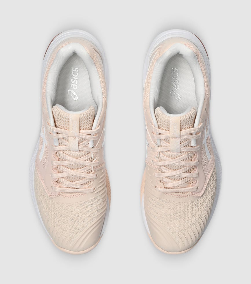 ASICS NETBURNER BALLISTIC FF 3 WOMENS NETBALL SHOES PEARL PINK WHITE ...