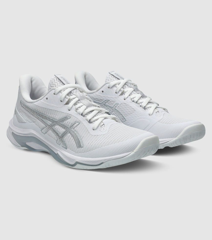 ASICS NETBURNER BALLISTIC FF 4 WOMENS NETBALL SHOES NETBALL SHOES WHITE ...