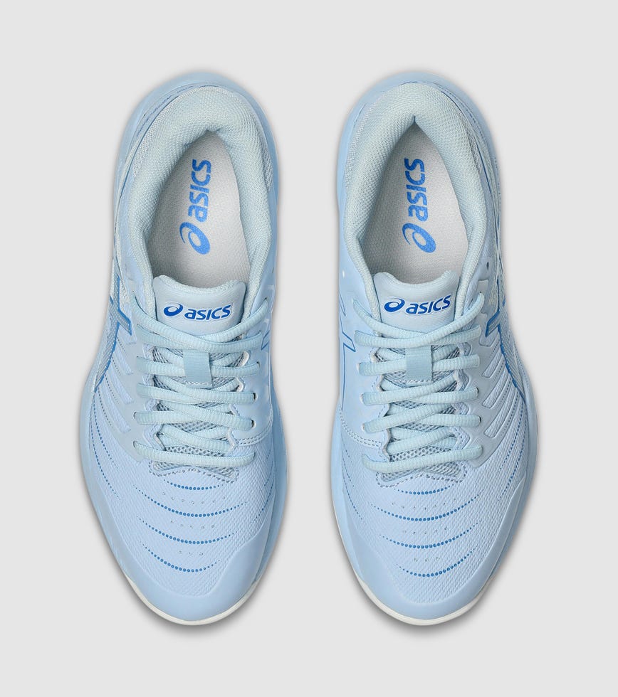 ASICS GEL-NETBURNER 21 BIO (D WIDE) WOMENS NETBALL SHOES LIGHT BLUE ...