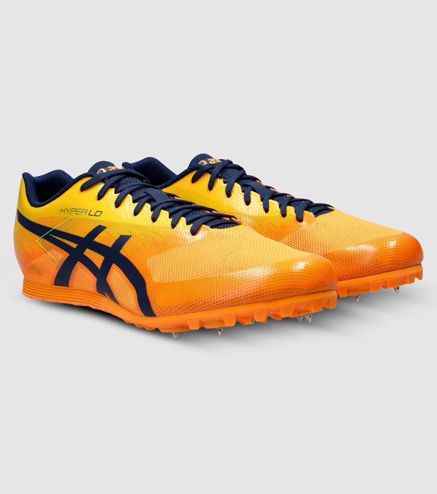 ASICS HYPER LD 6 MENS ORANGE POP BLUE EXPANSE | The Athlete's Foot
