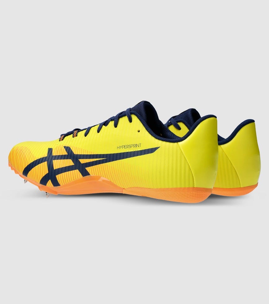 ASICS HYPERSPRINT 8 MENS SPRINT BRIGHT YELLOWBLUE EXPANSE | The Athlete ...