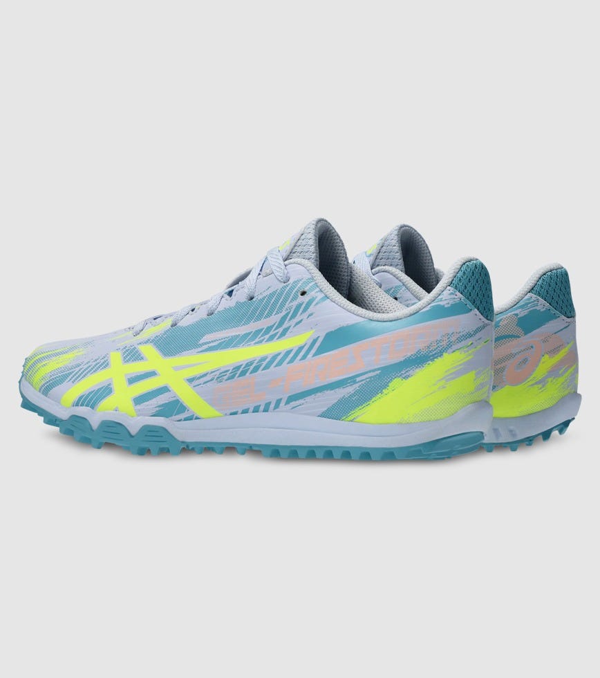 ASICS GEL-FIRESTORM 5 (GS) KIDS BLUE FADE CITRON | The Athlete's Foot