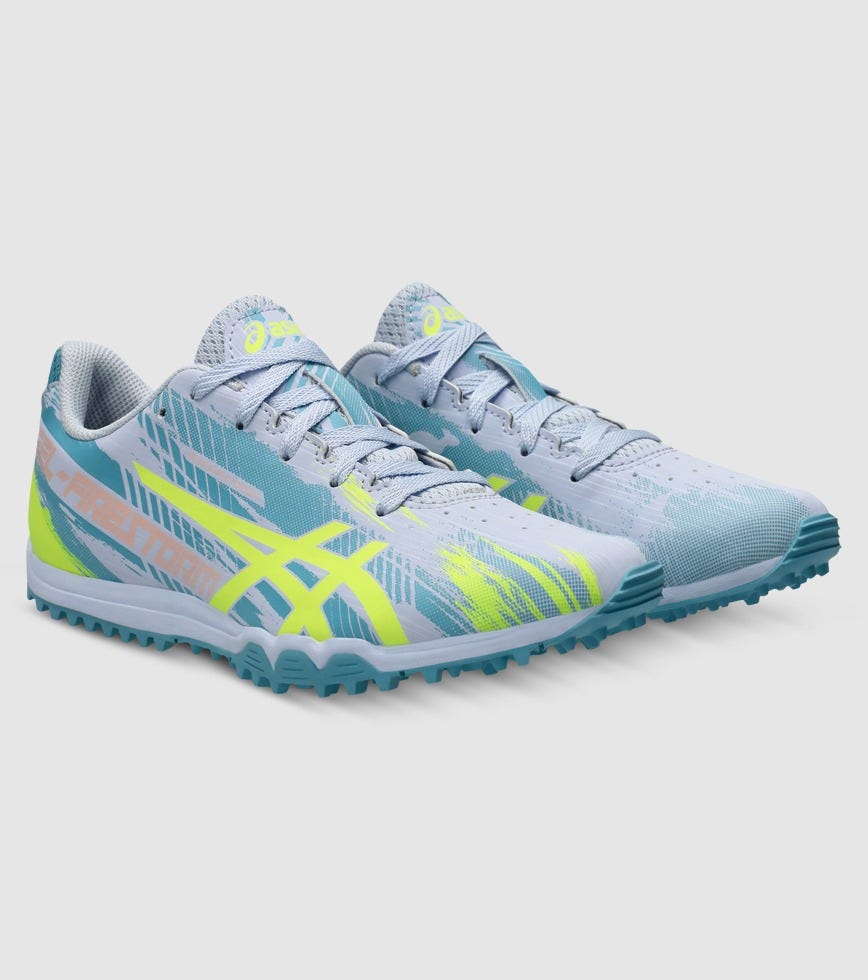 ASICS GEL-FIRESTORM 5 (GS) KIDS BLUE FADE CITRON | The Athlete's Foot
