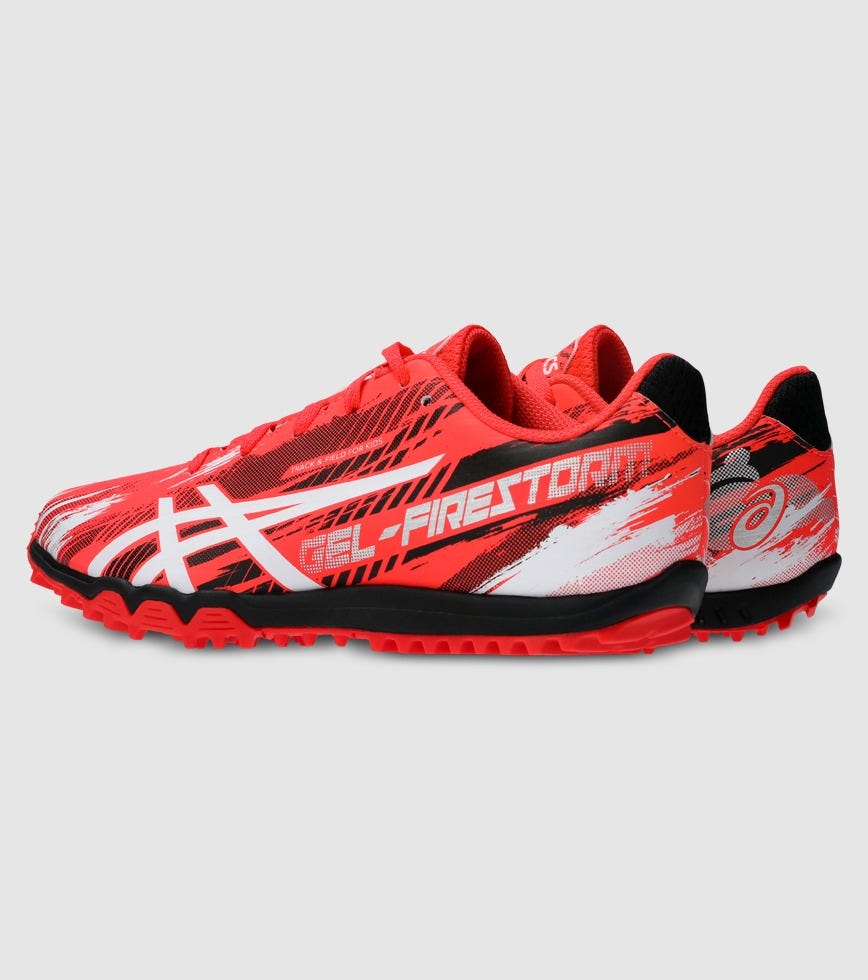 ASICS GEL-FIRESTORM 5 (GS) KIDS FLASH RED WHITE | The Athlete's Foot