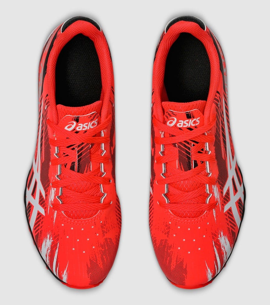 ASICS GEL-FIRESTORM 5 (GS) KIDS FLASH RED WHITE | The Athlete's Foot