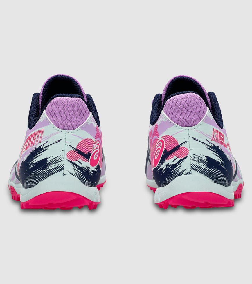 ASICS GEL-FIRESTORM 5 KIDS LAVENDER GLOW BLUE EXPANSE | The Athlete's Foot