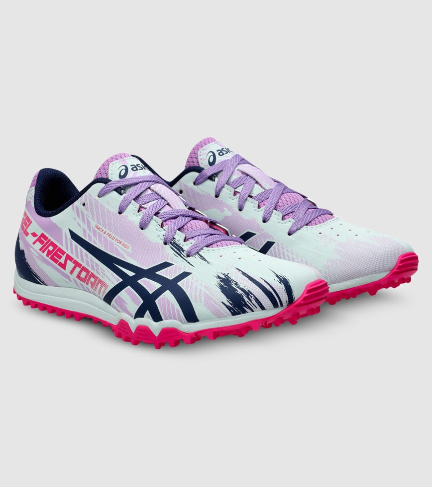 ASICS GEL-FIRESTORM 5 KIDS LAVENDER GLOW BLUE EXPANSE | The Athlete's Foot