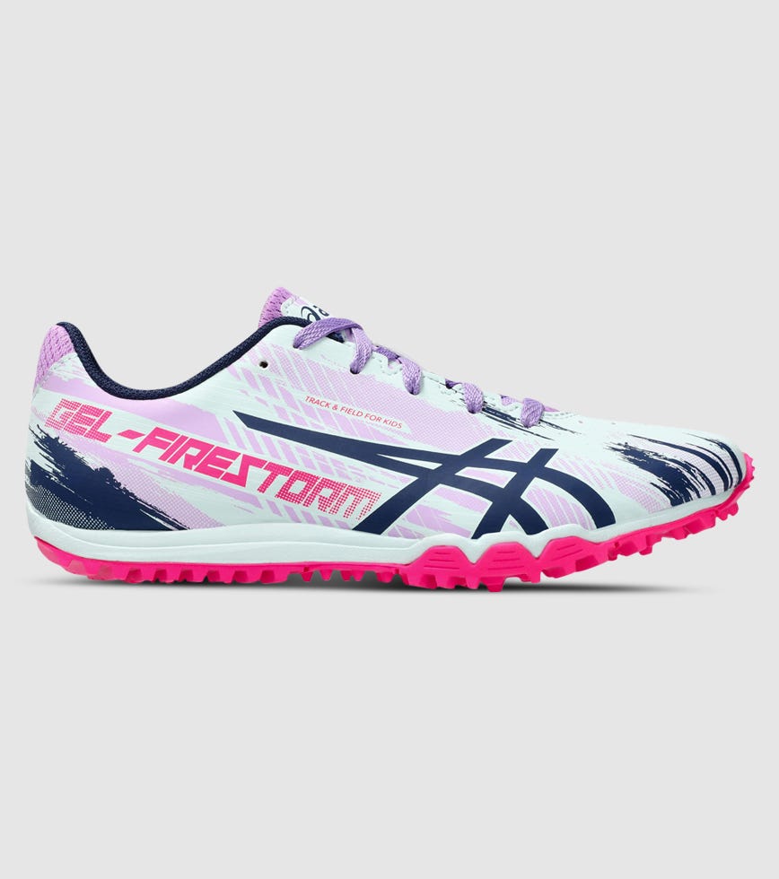 ASICS GEL-FIRESTORM 5 KIDS LAVENDER GLOW BLUE EXPANSE | The Athlete's Foot