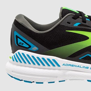 BROOKS ADRENALINE GTS 23 (B NARROW) MENS BLACK HAWAIIAN OCEAN GREEN ...
