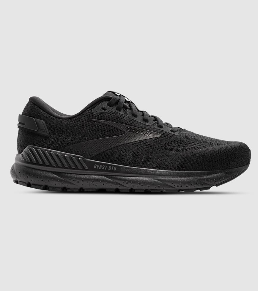 BROOKS BEAST GTS 24 (4E X-WIDE) MENS BLACK BLACK BLACK | The Athlete's Foot