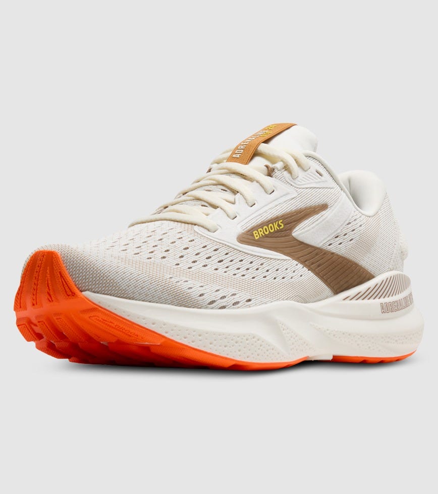 BROOKS ADRENALINE GTS 24 MENS COCONUT PORTABELLA ORG | The Athlete's Foot