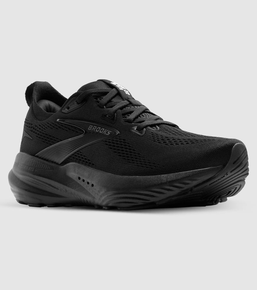 BROOKS GLYCERIN GTS 22 (2E WIDE) MENS BLACK BLACK BLACK | The Athlete's ...