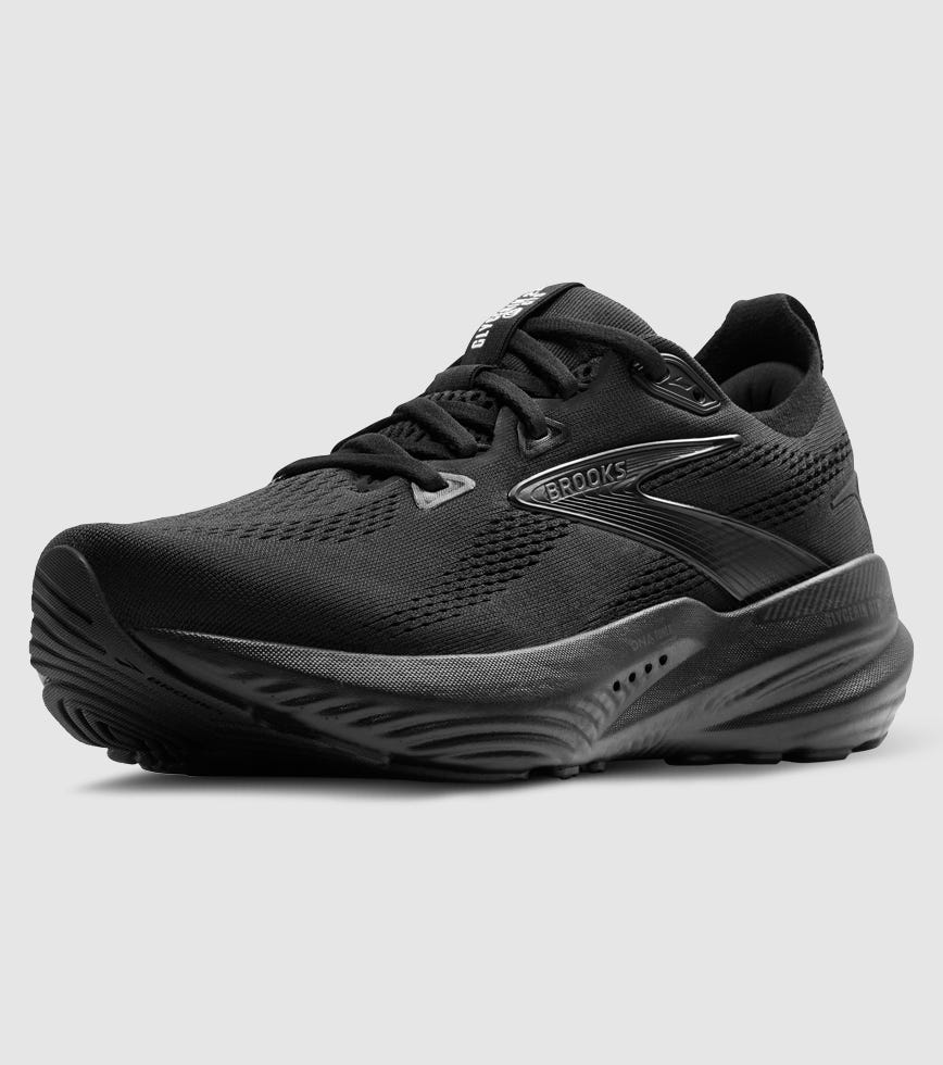 BROOKS GLYCERIN GTS 22 (2E WIDE) MENS BLACK BLACK BLACK | The Athlete's ...