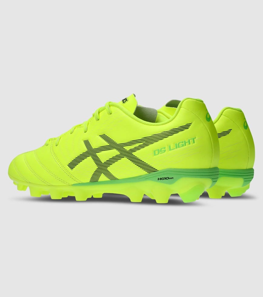 ASICS DS LIGHT JR (GS) KIDS FOOTBALL BOOTS SAFETY YELLOW BLACK | The ...