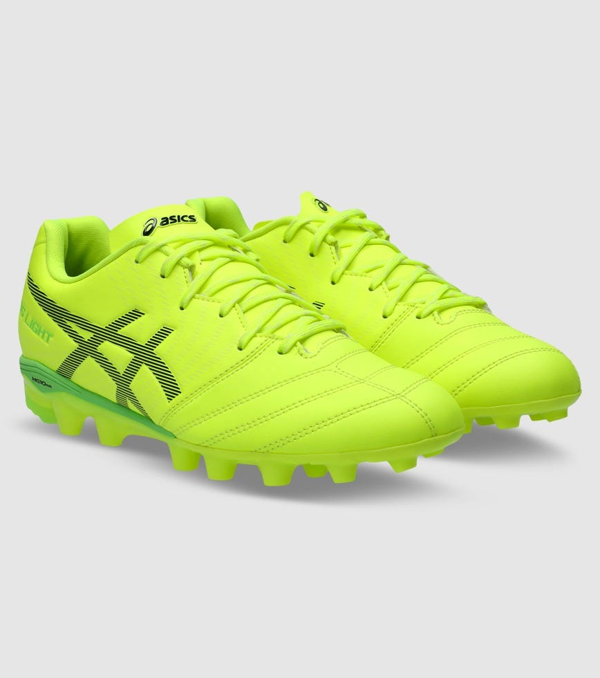ASICS DS LIGHT JR (GS) KIDS FOOTBALL BOOTS SAFETY YELLOW BLACK | The ...