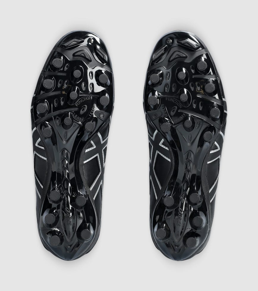 ASICS LETHAL SPEED RS 2 (FG) MENS FOOTBALL BOOTS BLACK PURE SILVER ...