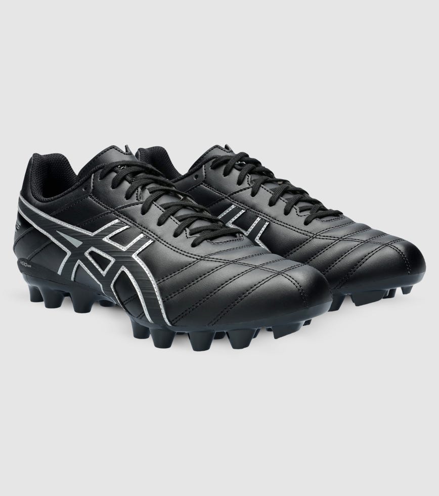ASICS LETHAL SPEED RS 2 (FG) MENS FOOTBALL BOOTS BLACK PURE SILVER | The Athlete's Foot