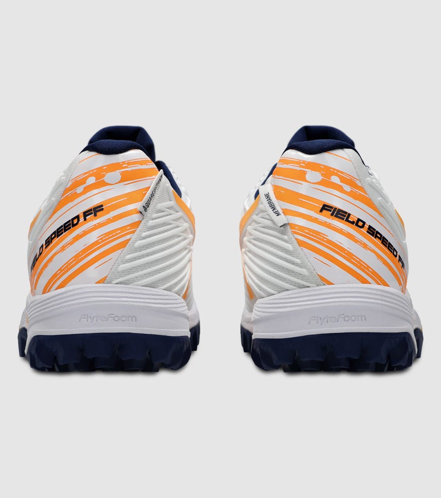 ASICS FIELD SPEED FF MENS WHITE STADIUM ORANGE | The Athlete's Foot