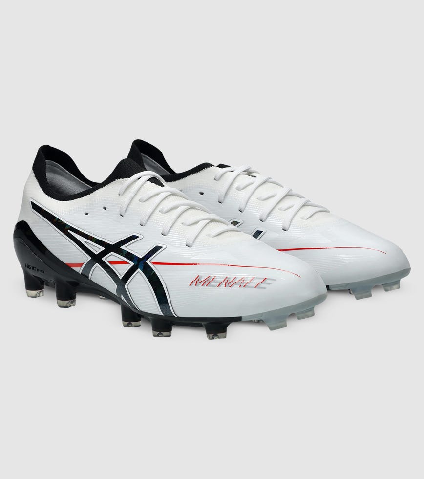 ASICS MENACE 5 (FG) MENS FOOTBALL BOOTS WHITE BLACK | The Athlete's Foot