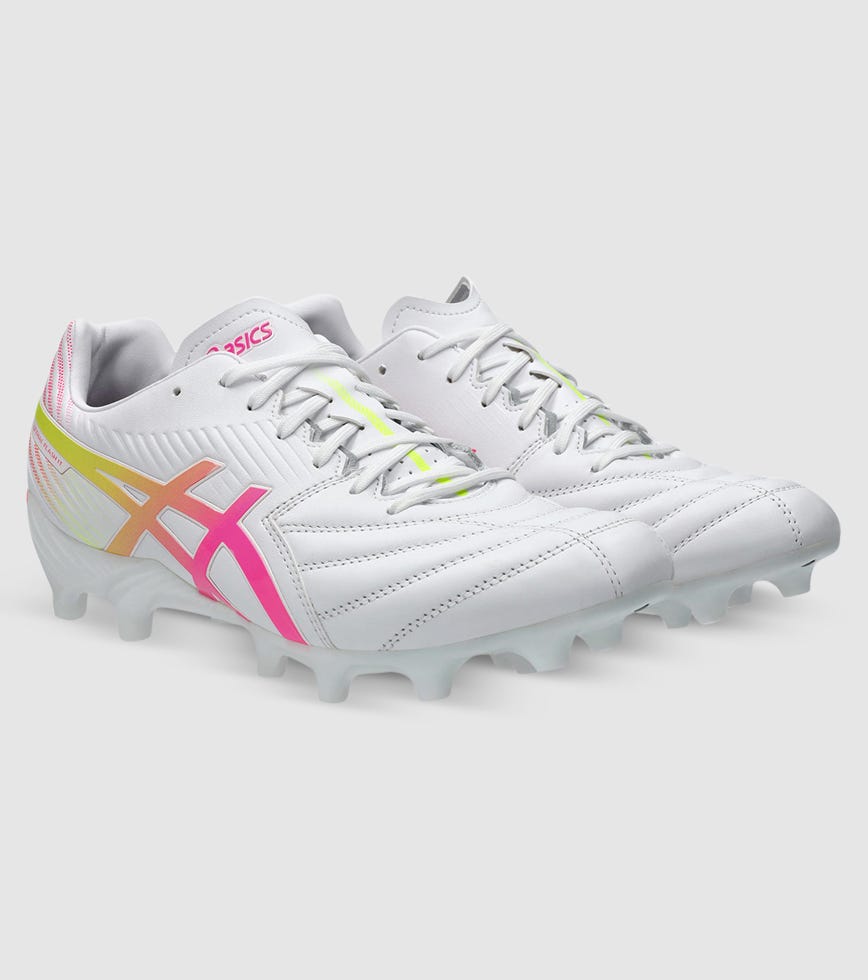 ASICS LETHAL FLASH IT FF 3 (FG) MENS FOOTBALL BOOTS WHITE HOT PINK ...