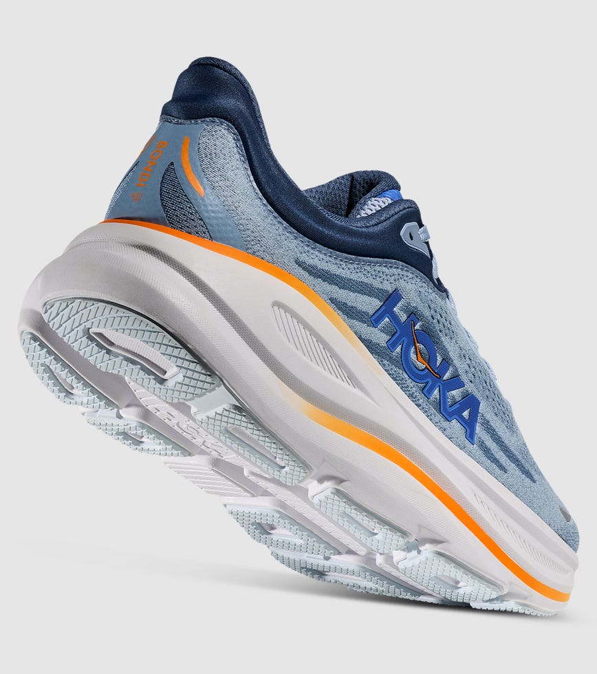 HOKA BONDI 9 (4E X-WIDE) MENS DRIZZLE DOWNPOUR | The Athlete's Foot