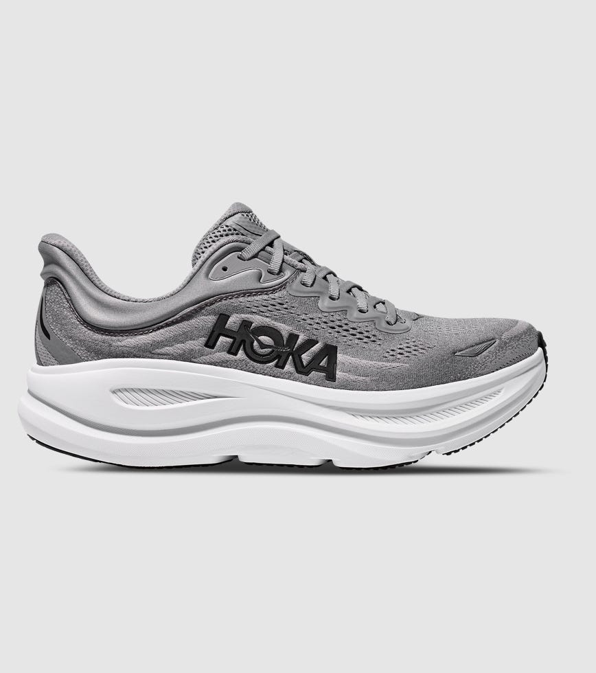 HOKA BONDI 9 (4E X-WIDE) MENS GALACTIC GREY STELLAR GREY | The Athlete ...