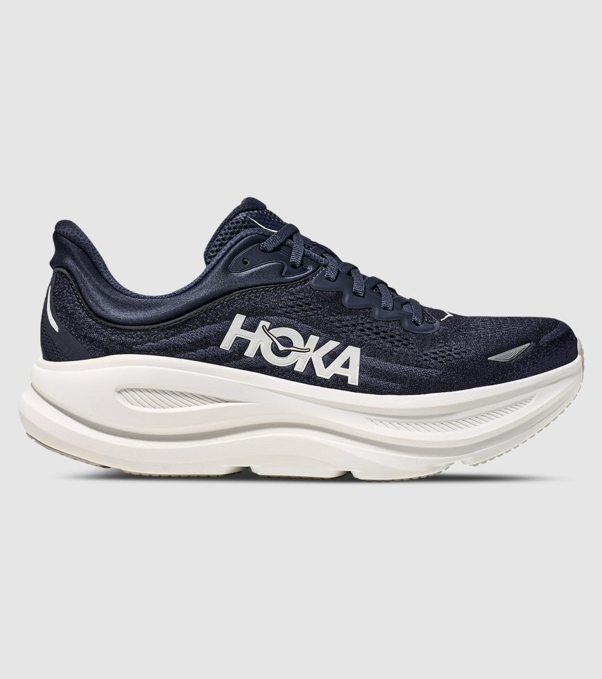 HOKA BONDI 9 (4E X-WIDE) MENS VARSITY NAVY WHITE | The Athlete's Foot