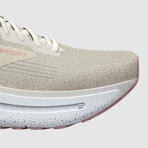 BROOKS GHOST MAX 2 WOMENS COCONUT MILK GRAY ZEP | The Athlete's Foot