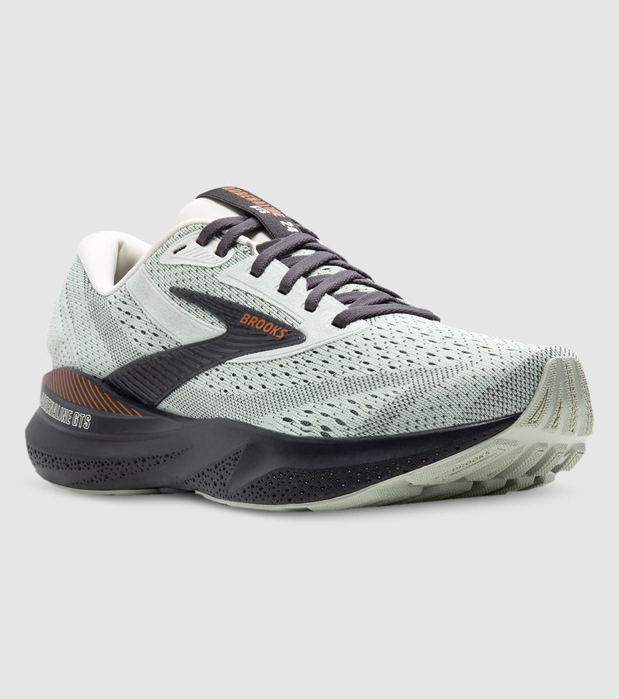 BROOKS ADRENALINE GTS 24 WOMENS MERCURY EBONY COPPER | The Athlete's Foot