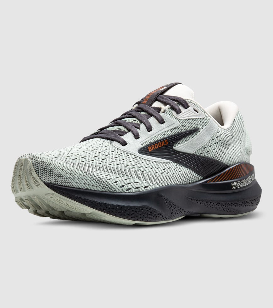 BROOKS ADRENALINE GTS 24 WOMENS MERCURY EBONY COPPER | The Athlete's Foot