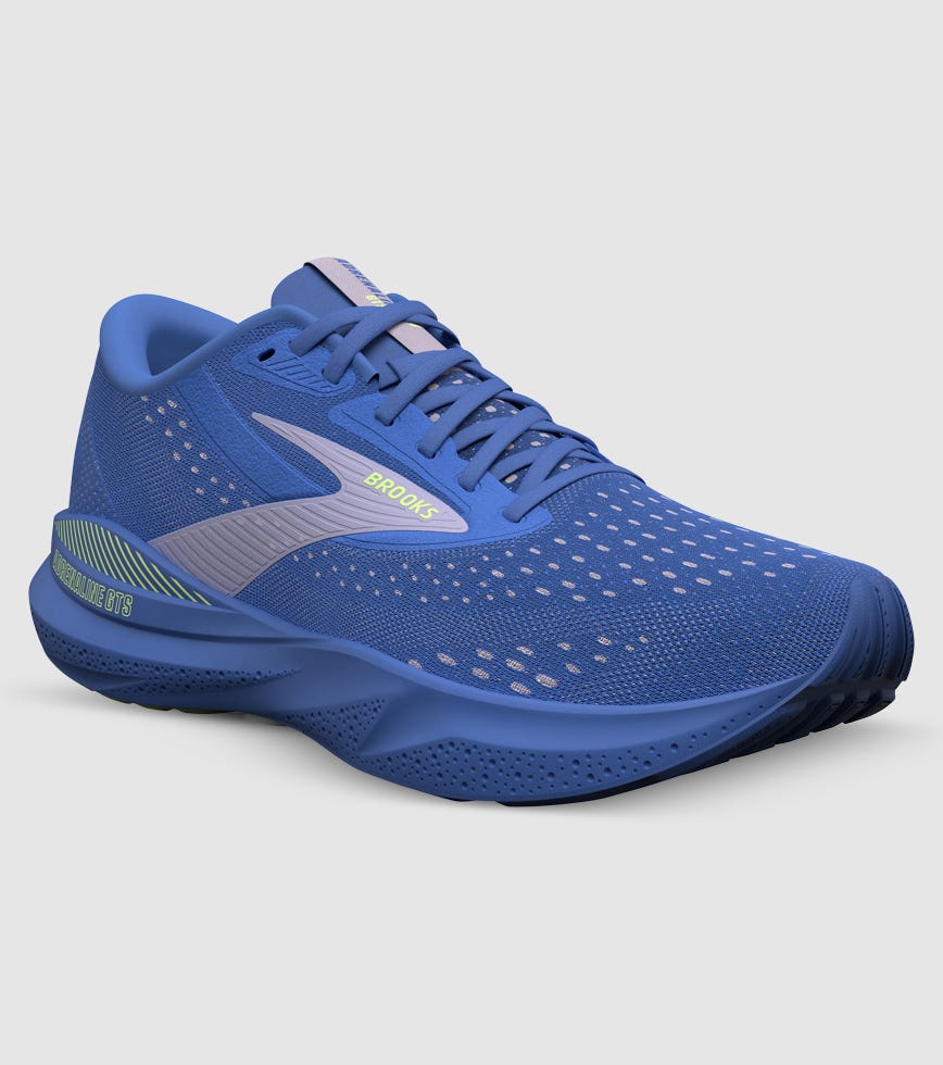 BROOKS ADRENALINE GTS 24 WOMENS AMPARO THISTLE YELLOW | The Athlete's Foot