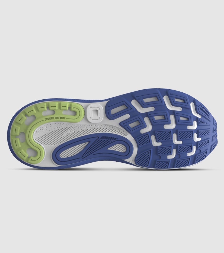 BROOKS ADRENALINE GTS 24 WOMENS AMPARO THISTLE YELLOW | The Athlete's Foot