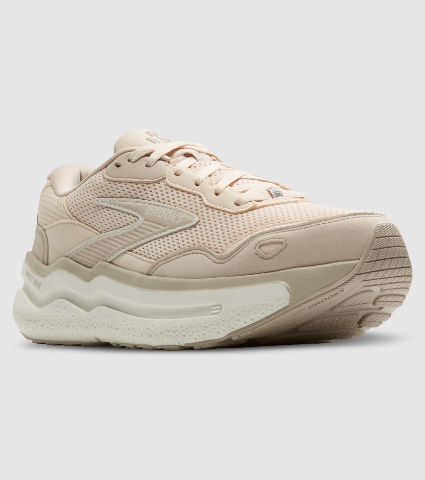 BROOKS GHOST MAX 2 SUEDE WOMENS ALMOND PEACH CHATEAU CO | The Athlete's ...