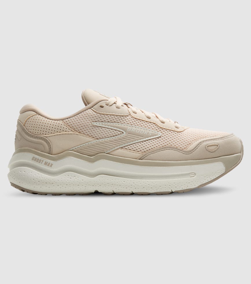BROOKS GHOST MAX 2 SUEDE WOMENS ALMOND PEACH CHATEAU CO | The Athlete's ...