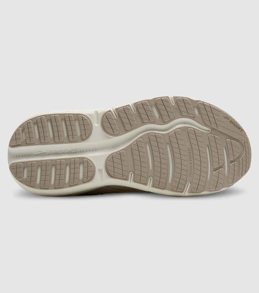 BROOKS GHOST MAX 2 SUEDE WOMENS ALMOND PEACH CHATEAU CO | The Athlete's ...