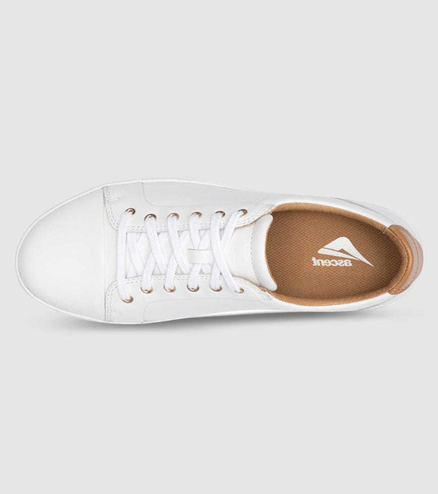 ASCENT STRATUS (D WIDE) WOMENS WHITE | The Athlete's Foot